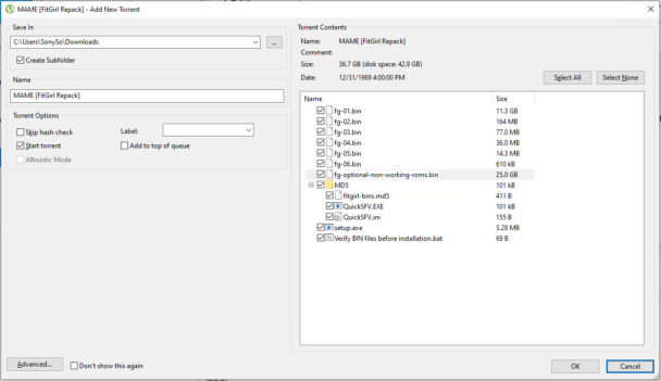 14083 Working MAME Romset