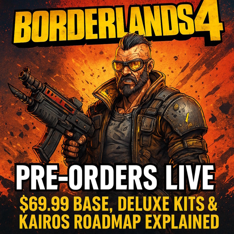 💥 Borderlands 4 Pre‑Orders Live — $69.99 Base, Deluxe Kits & Kairos ...