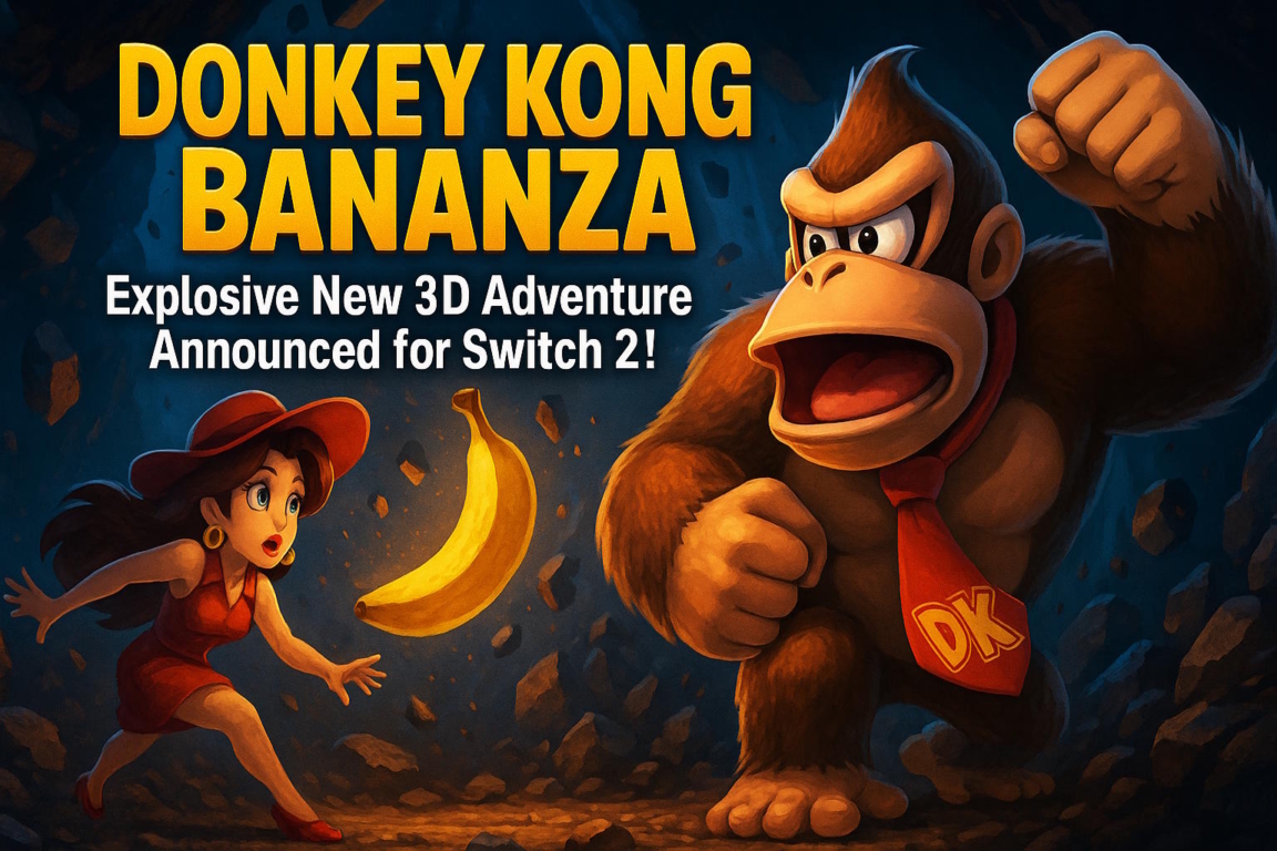 🍌 Donkey Kong Bananza Goes Bananas—Explosive New 3D Adventure Announced ...